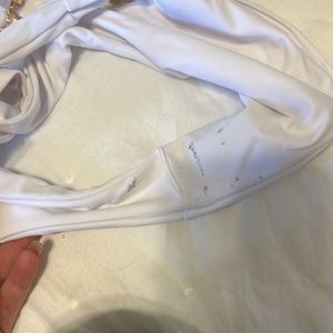 Fashion Nova | Swim | One Piece White And Gold Chain Fashionova ...